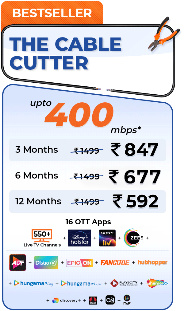 Excitel | Ultra Fast Broadband Internet Plan In Faridabad | Unlimited Data Plans
