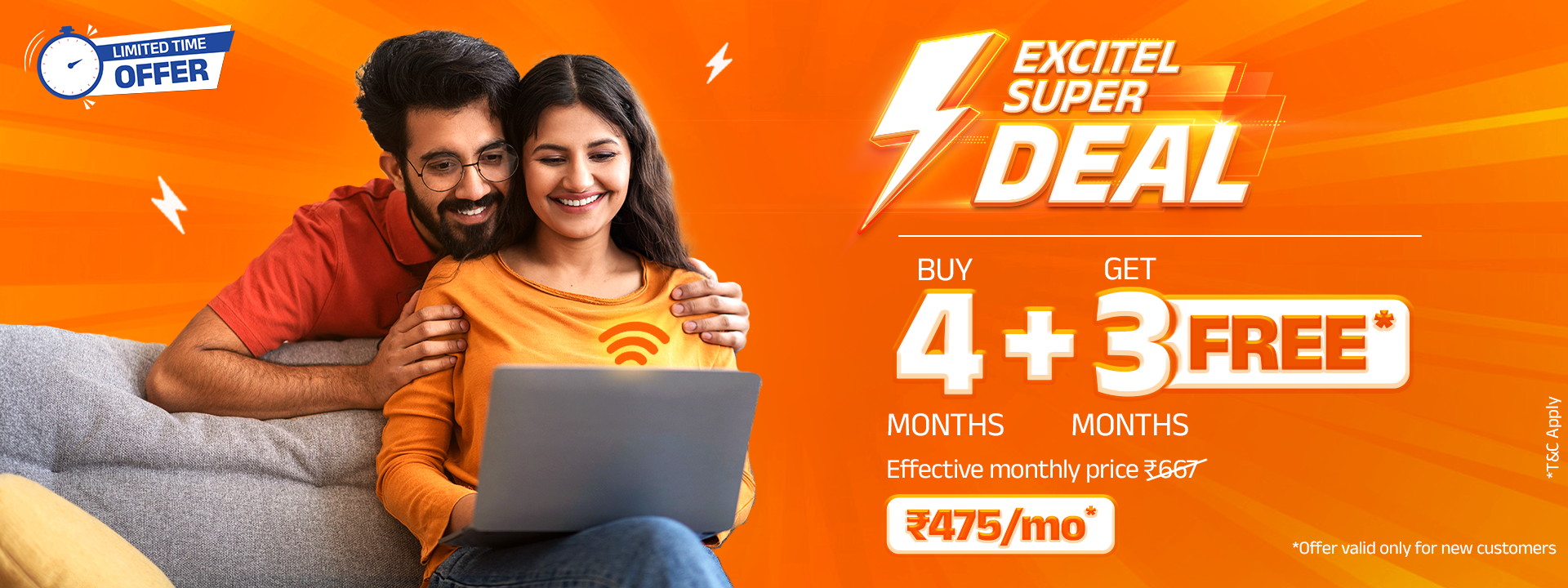 Excitel | Ultra Fast Broadband Internet Plan In Noida | Unlimited Data ...