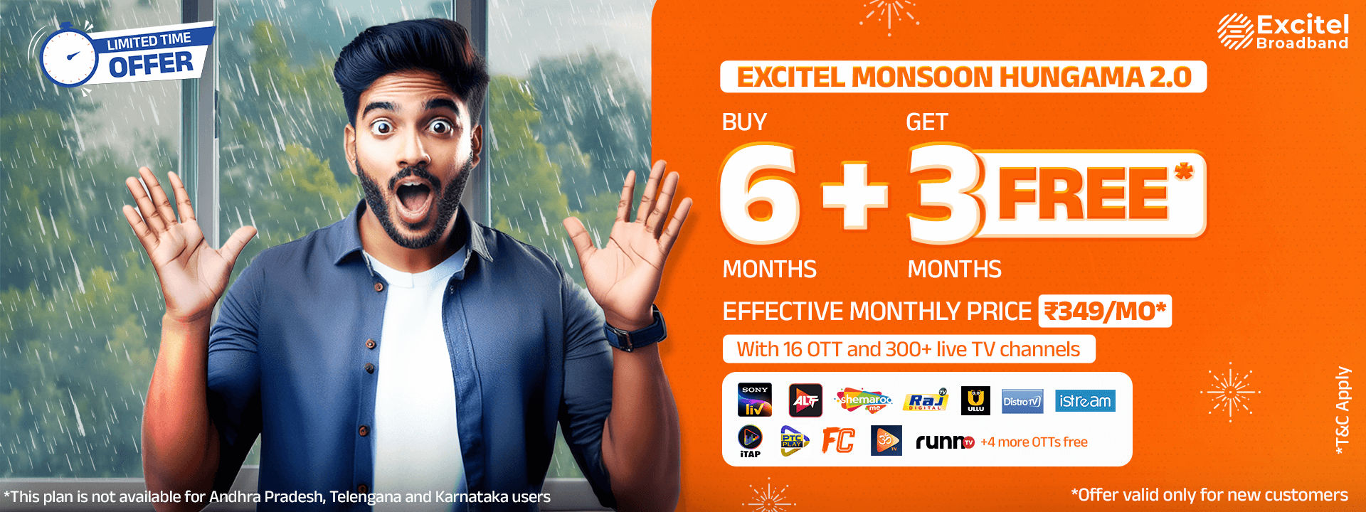 Excitel | Ultra Fast Broadband Internet Plan In Prayagraj | Unlimited ...